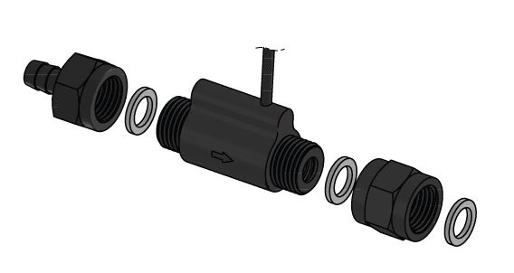 FLS Low Cost Plastic Flow Switch - SMD Fluid Switch